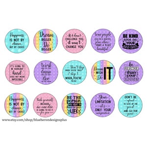 Motivational Quotes on Pop It Background -1 Inch Bottle Cap Image-jpeg ...