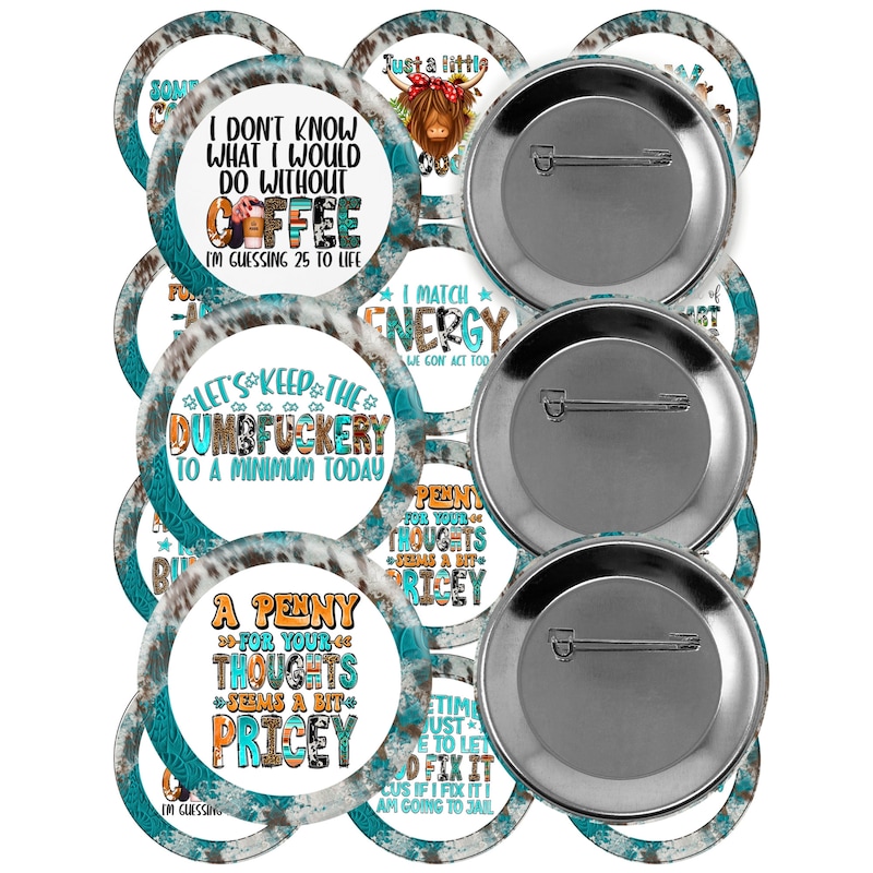 1/2 Western Button - Etsy UK