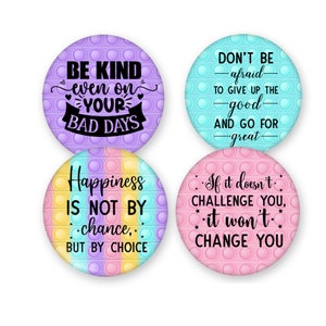 Motivational Quotes on Pop It Background -1 Inch Bottle Cap Image-jpeg ...