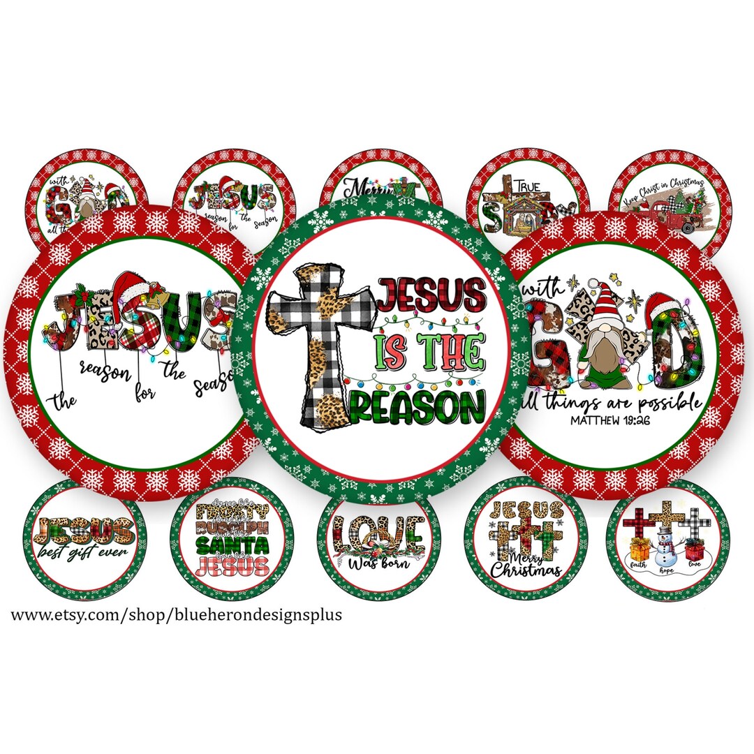 Jesus Best Gift Ever-christmas-1 Inch Bottle Cap Images-buy 3 Get 1 ...