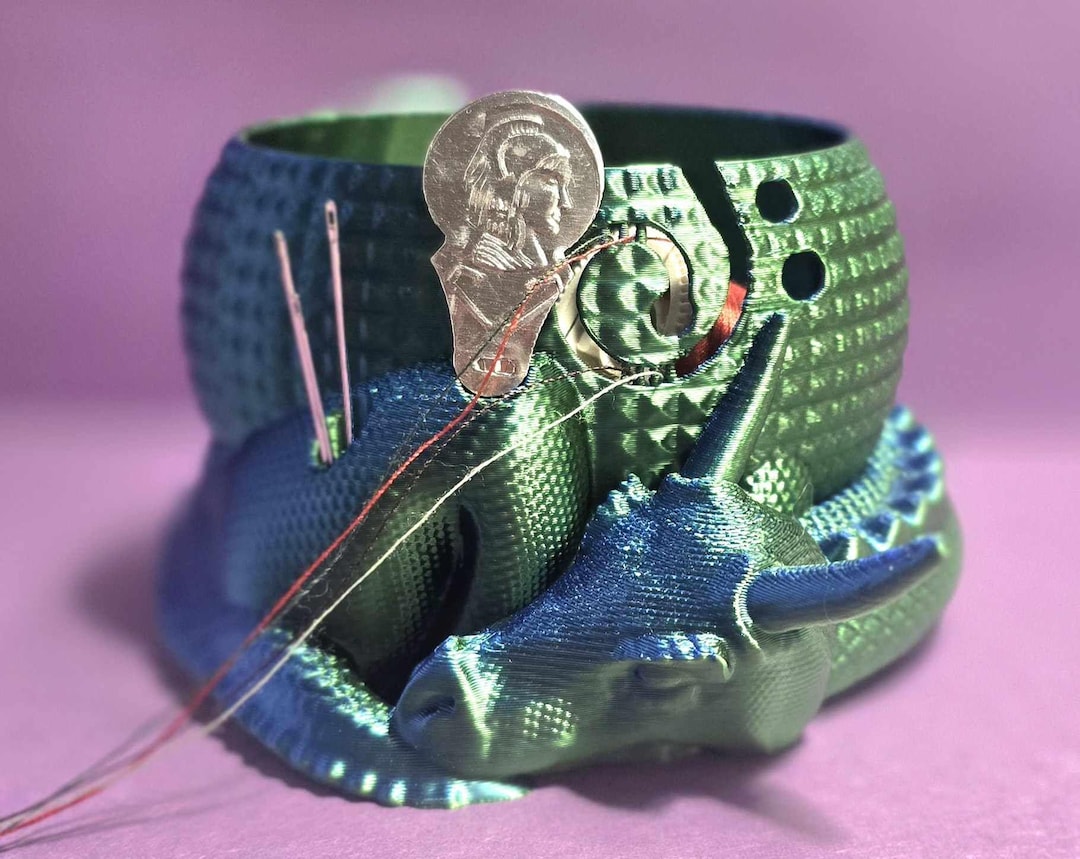 MINI Dragon Yarn Bowl - DMC Thread Holder Bowl - Yarn Storage - High ...