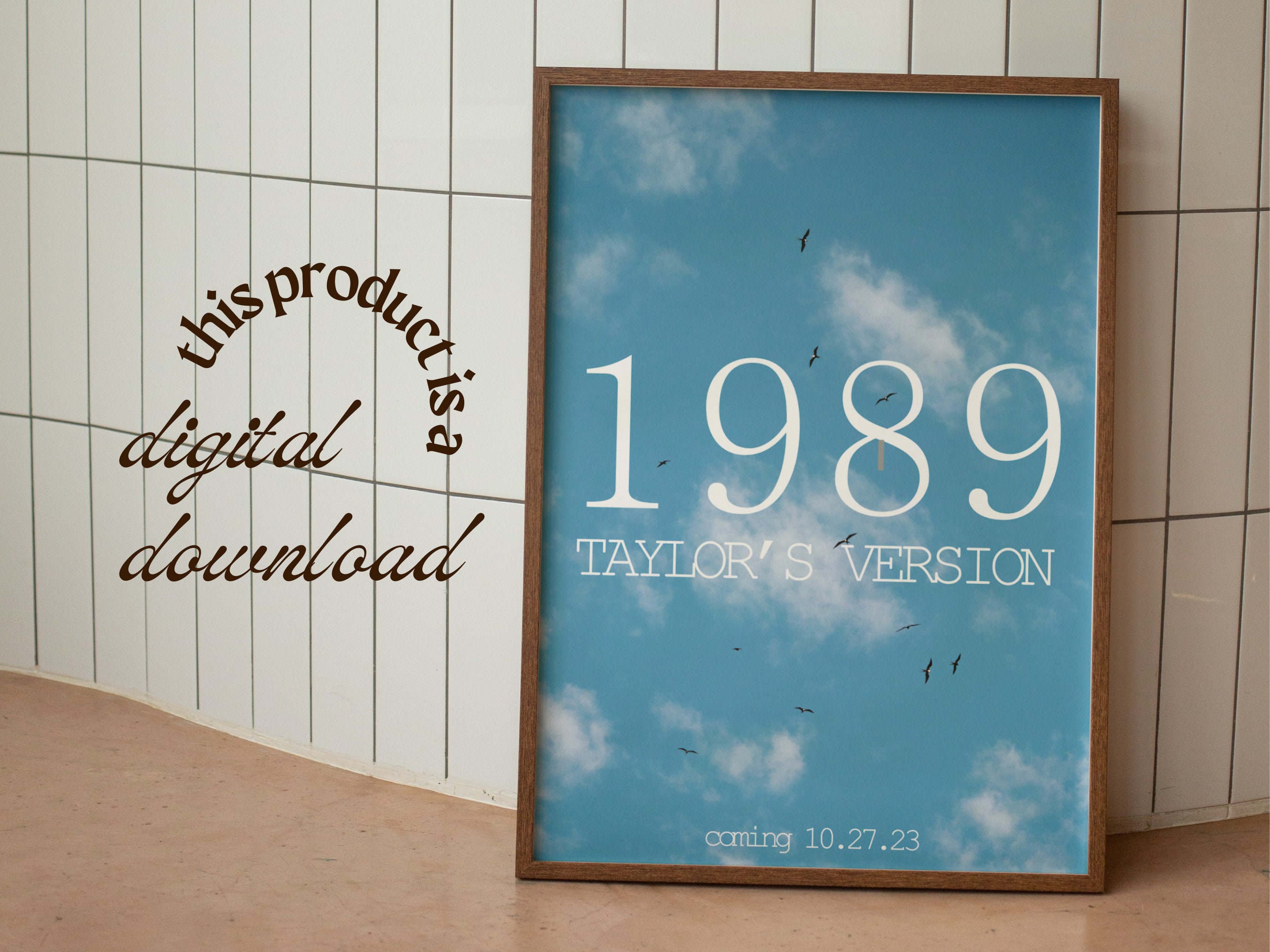 1989 Taylors Version Poster