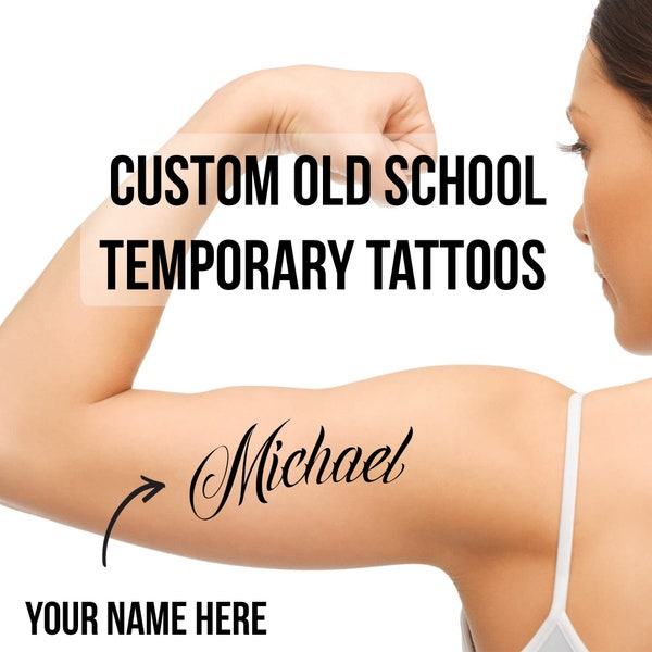 Name Tattoo - Etsy