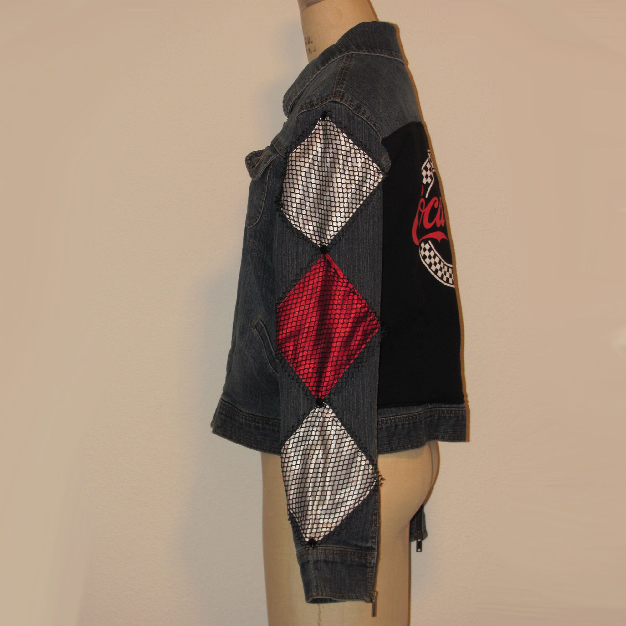 Upcycled Coca Cola ™ Racing Team Denim Jacket - Etsy