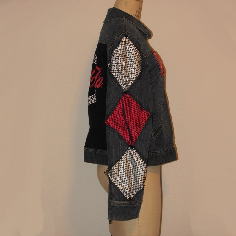 Upcycled Coca Cola ™ Racing Team Denim Jacket - Etsy