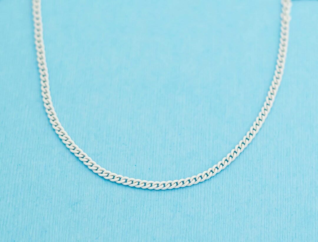 Vintage Silver Tone Simple Chain Necklace by Avon - 32 Inch - N10 - Etsy