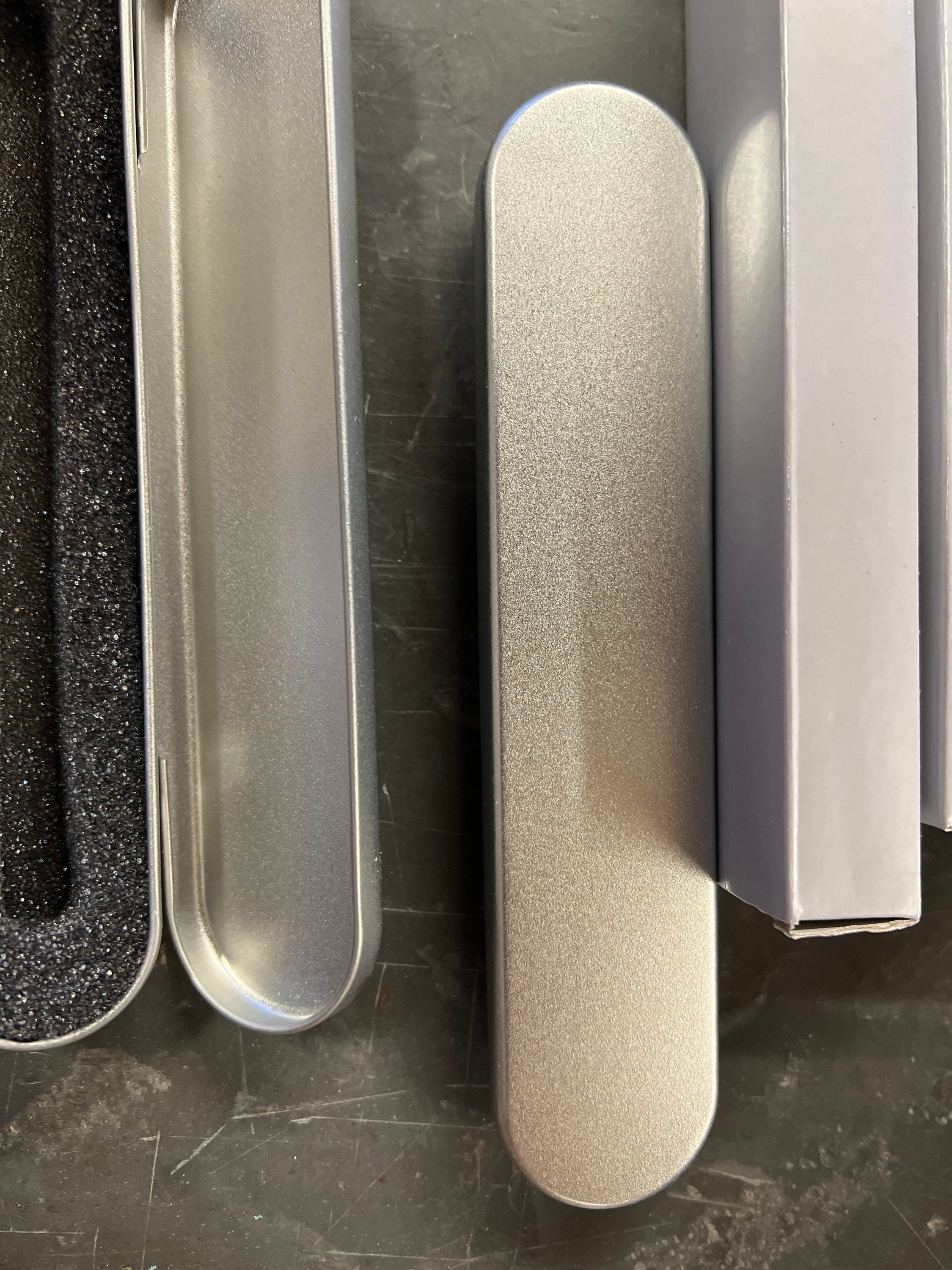 Silver Tinplate Pen Box 5 Pack - Etsy