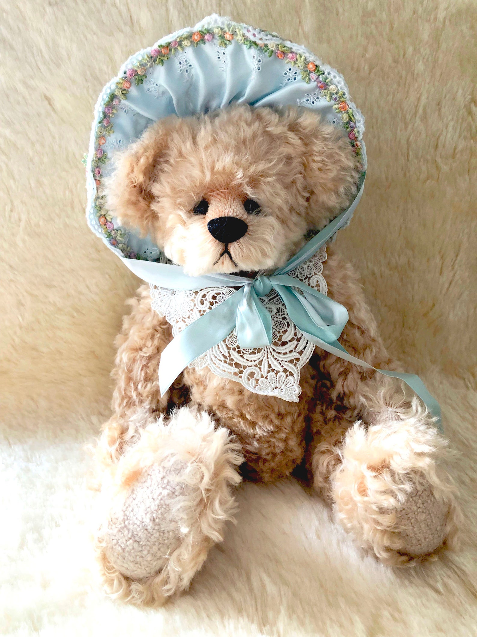 16 Inch Artist Made Mohair Teddy Bear by Vicky Lougher - Etsy