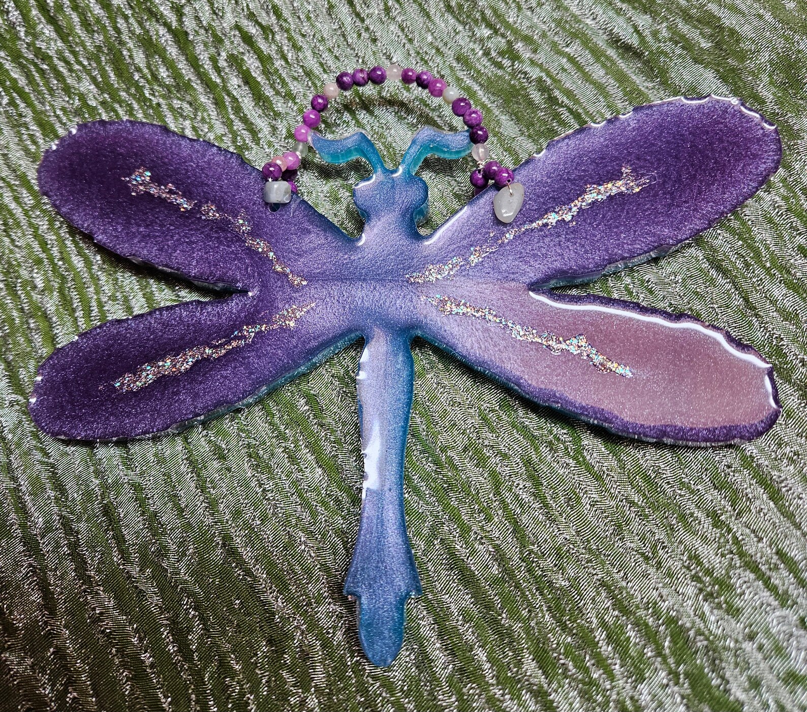 Winter Dragonfly Resin Wall Hanging - Etsy