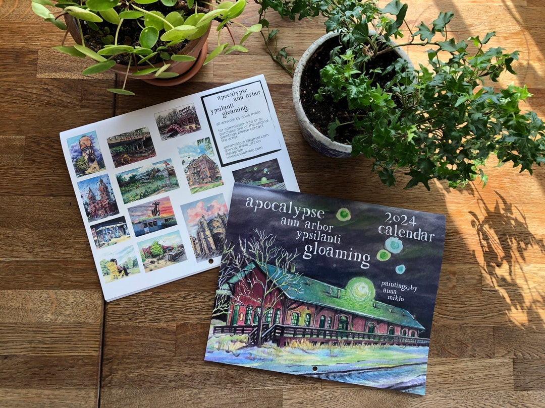 Apocalypse Ann Arbor/ypsilanti Gloaming 2024 Wall Calendar - Etsy