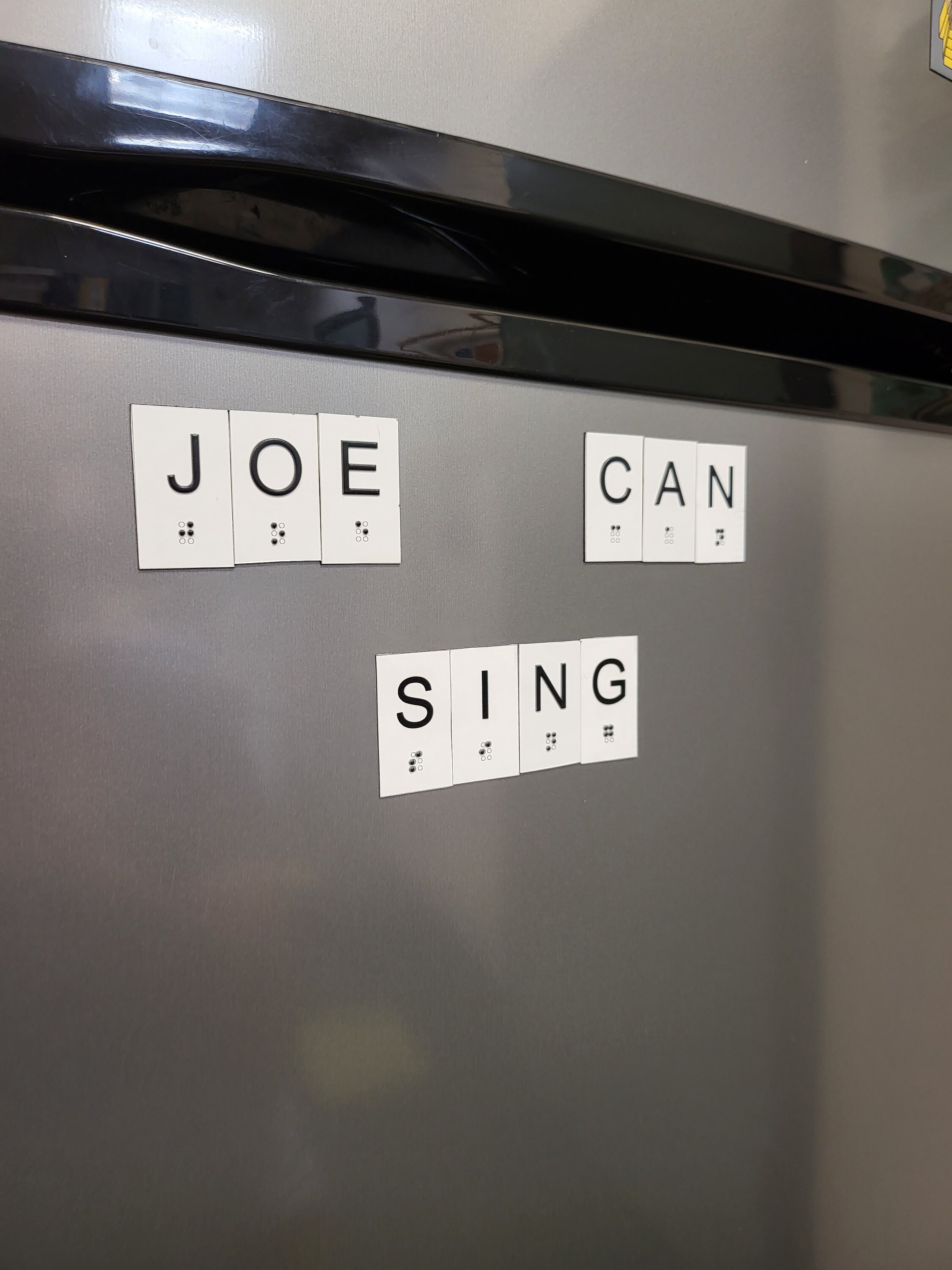 Grade 2 Braille Refrigerator Magnets - Etsy