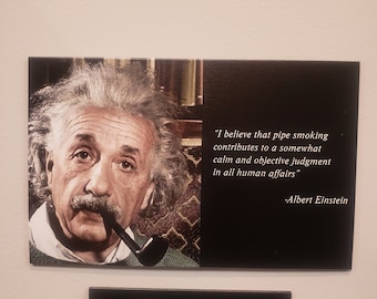 Albert Einstein Smoking Weed