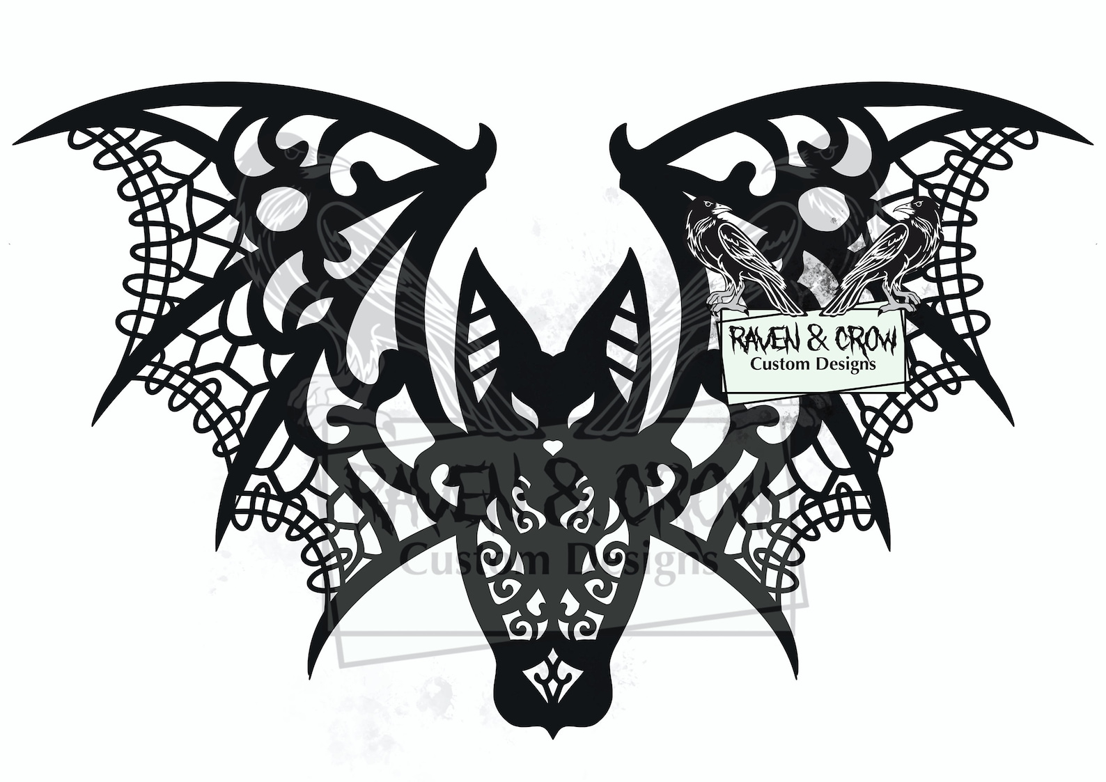 Lace-bat-halloween-gothic Style-instant Download- Svg-png-jpg Files ...
