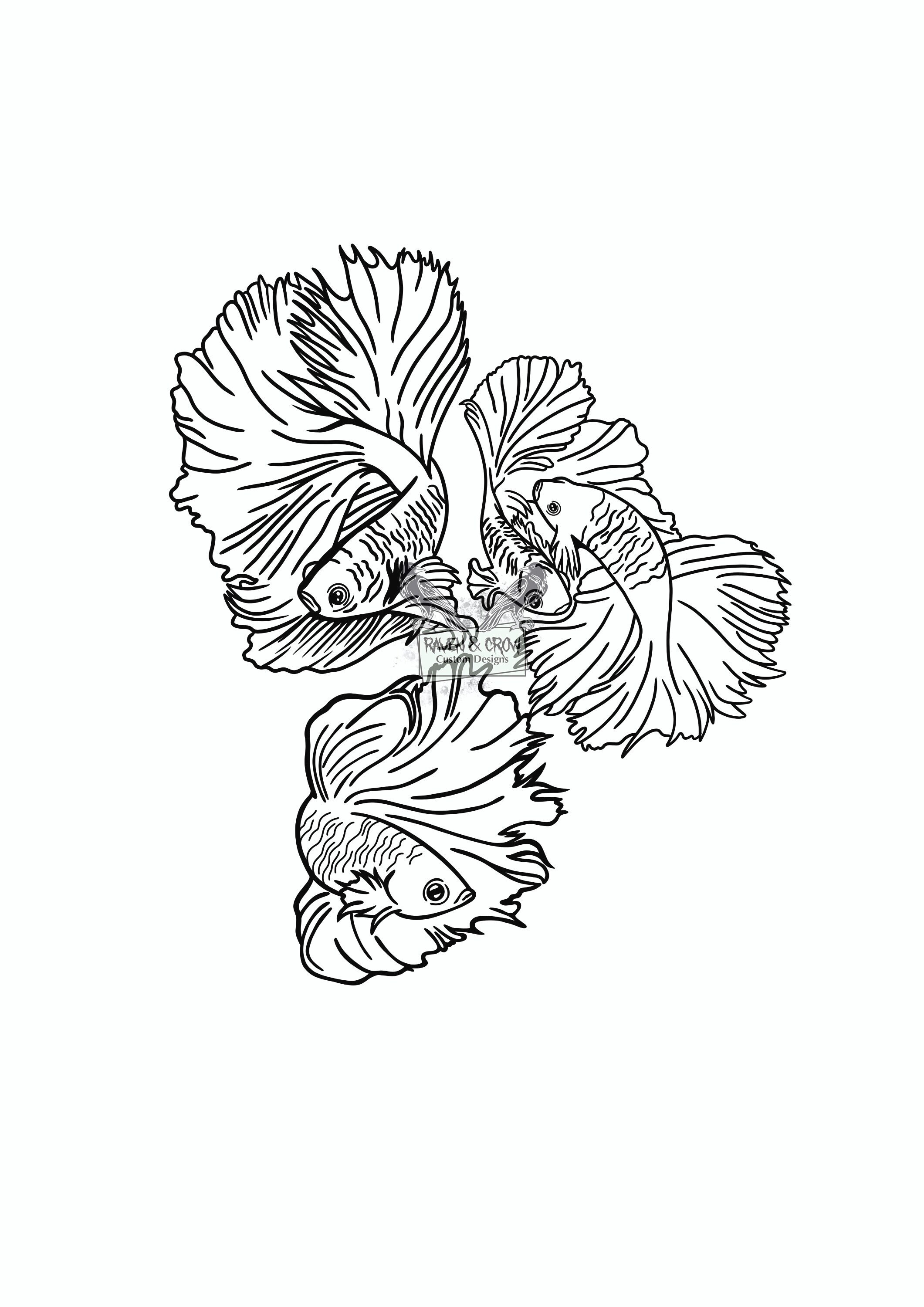 Fighter Fish- Instant Download- Svg-png-jpg Files Included- Svg Bundle ...