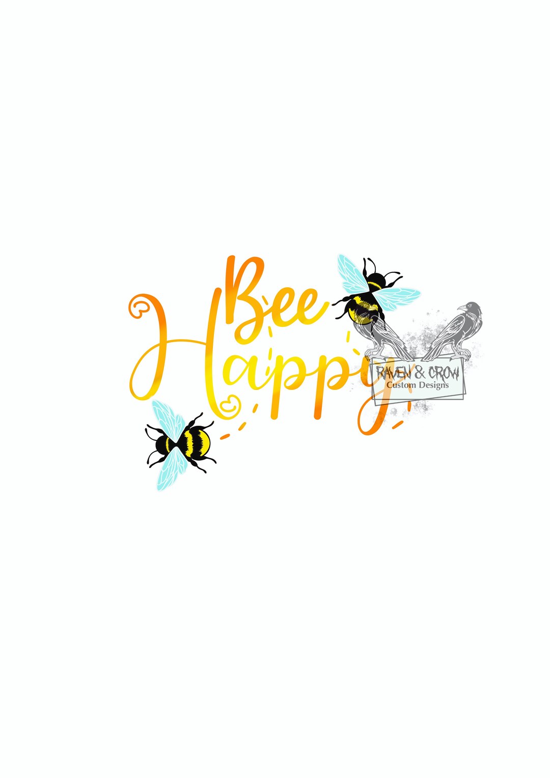 Bee-happy-instant Download- Svg-png-jpg Files Included- Graphic Design ...