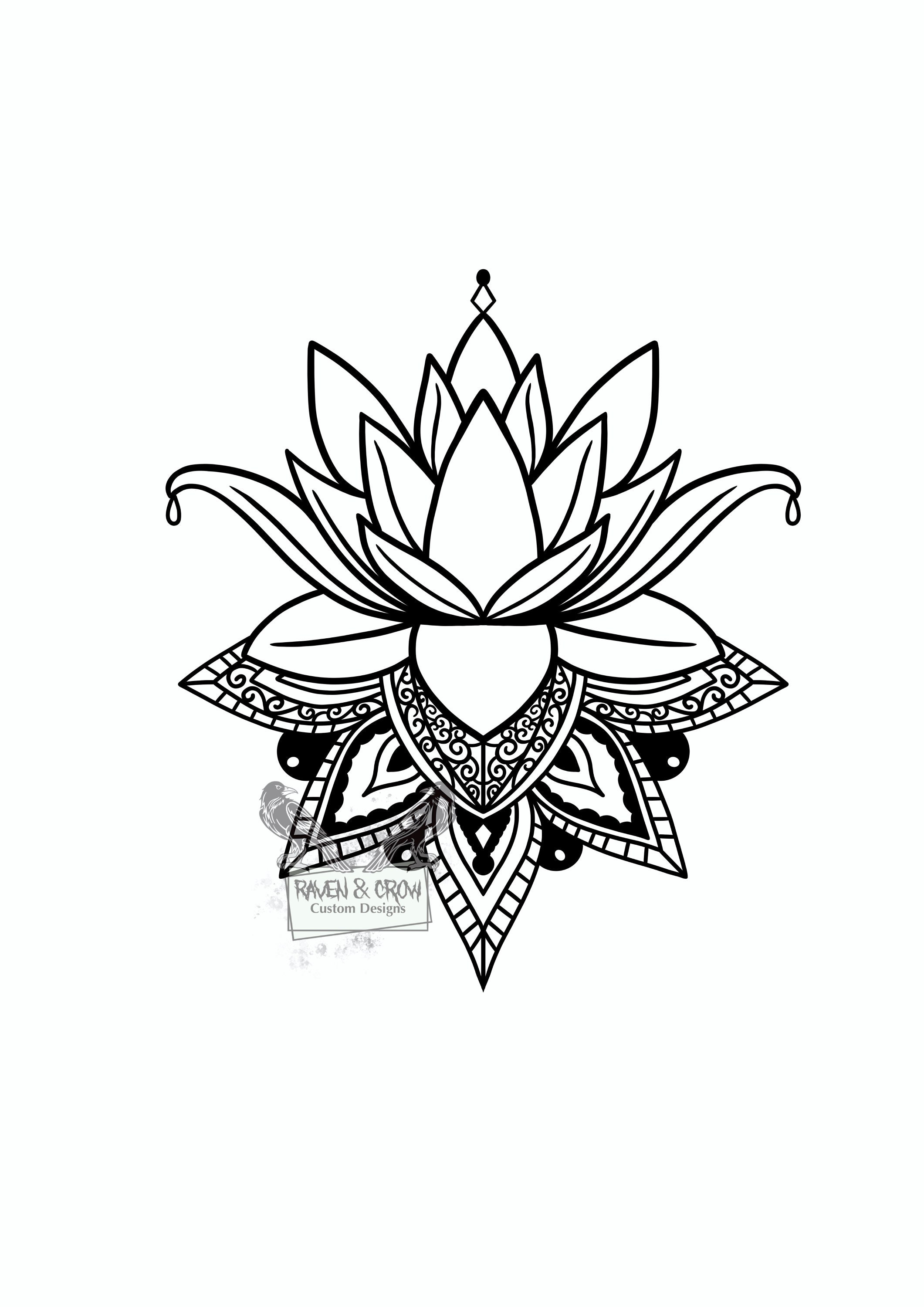 Lotus Flower-mandala-instant Download- Svg-png-jpg Files Included ...