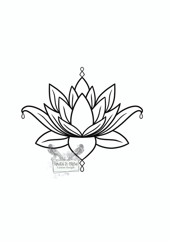 Simple Lotus Flower Designs