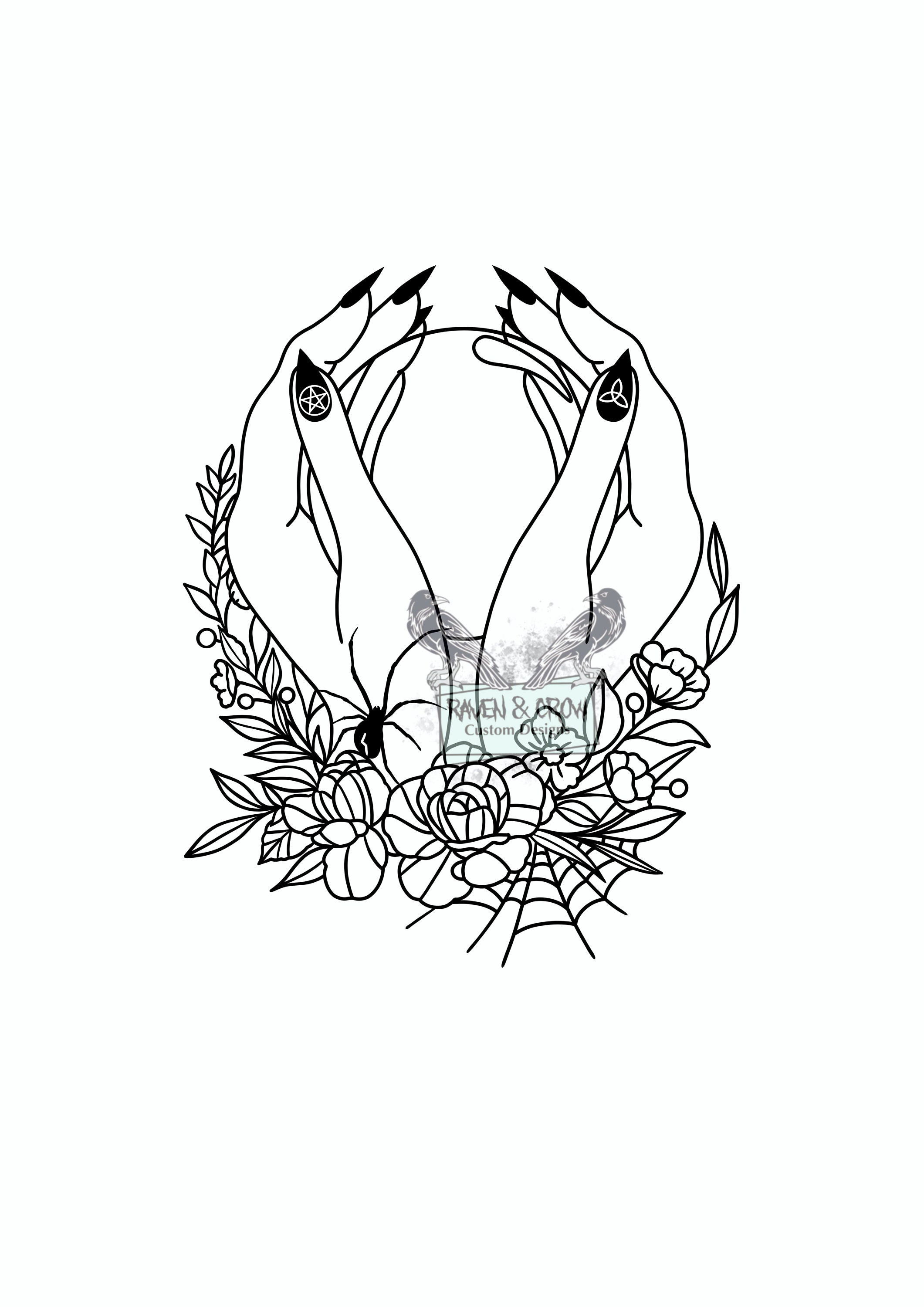 Crystal Ball Halloween Spider PNG SVG Jpg-instant - Etsy