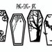 4x Coffin- Halloween-spooky- SVG- Instant Download-png-jpg- Files ...