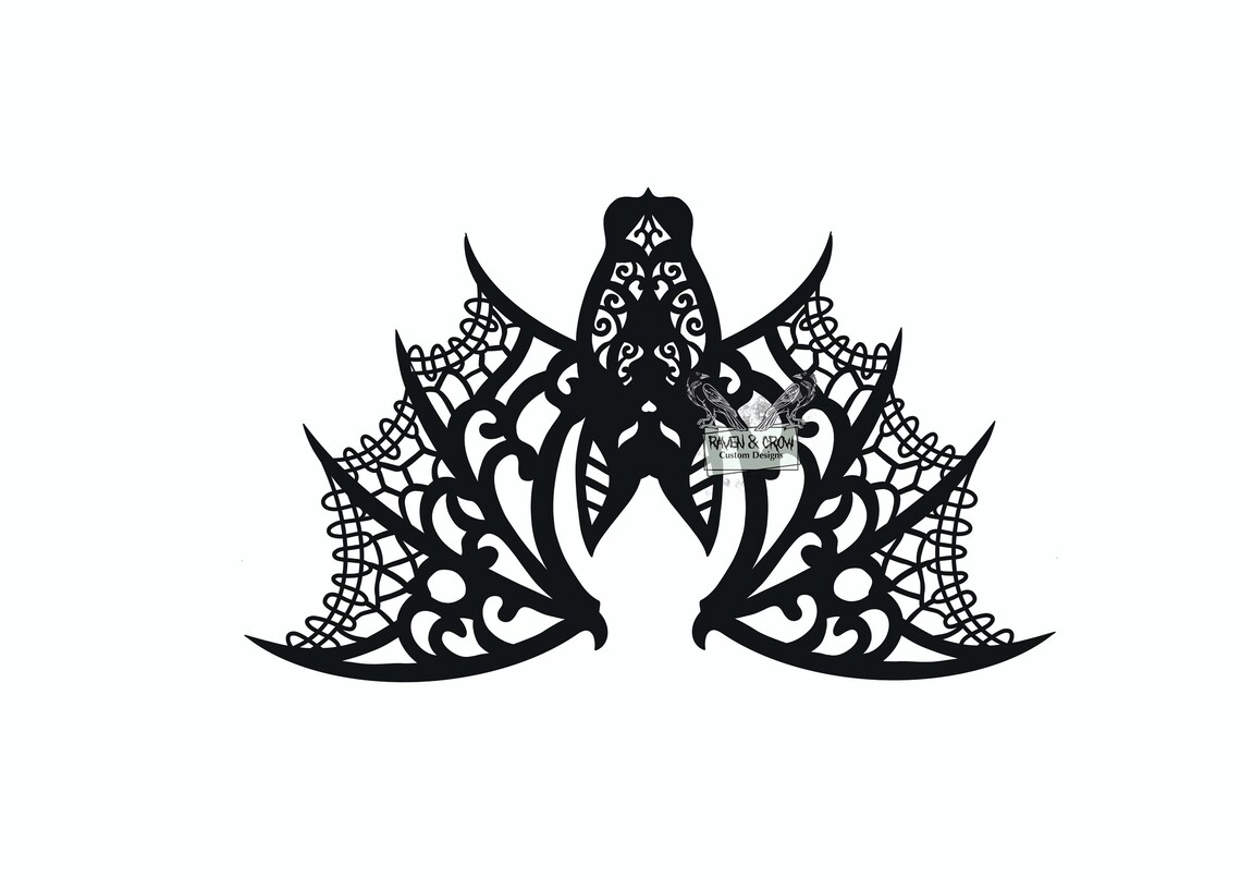 Lace-bat-halloween-gothic Style-instant Download- Svg-png-jpg Files ...