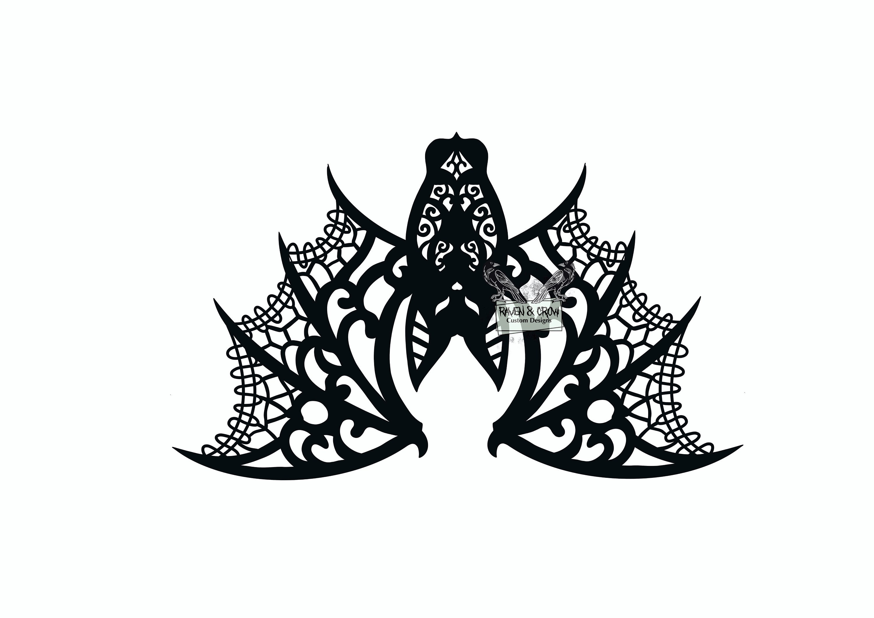 Lace-bat-halloween-gothic Style-instant Download Svg-png-jpg - Etsy ...