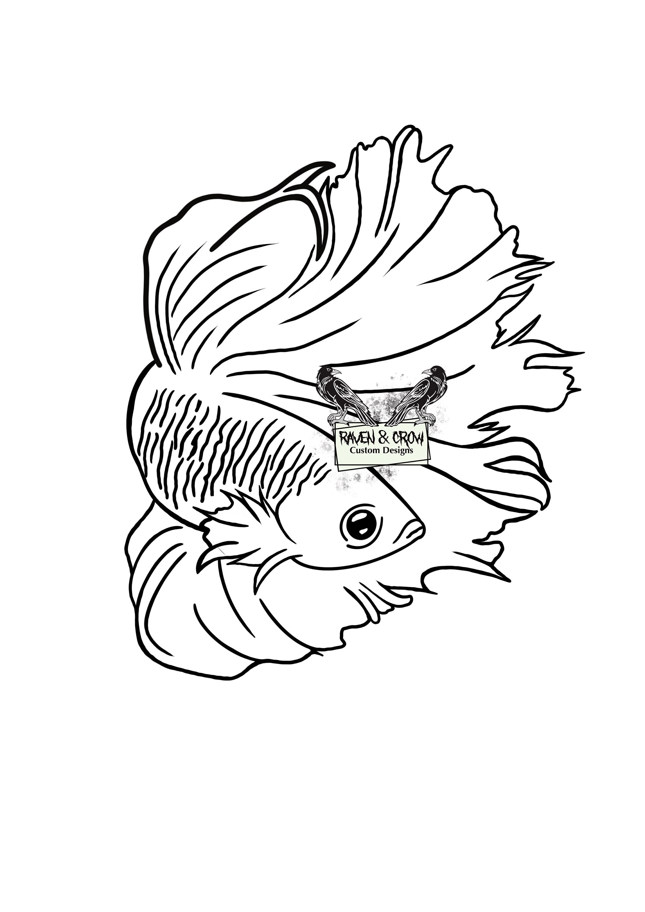 Fighter Fish- Instant Download- Svg-png-jpg Files Included- Svg Bundle ...