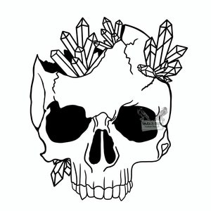 Crystal Skull-instant Download- Svg-png-jpg Files Included- Graphic ...