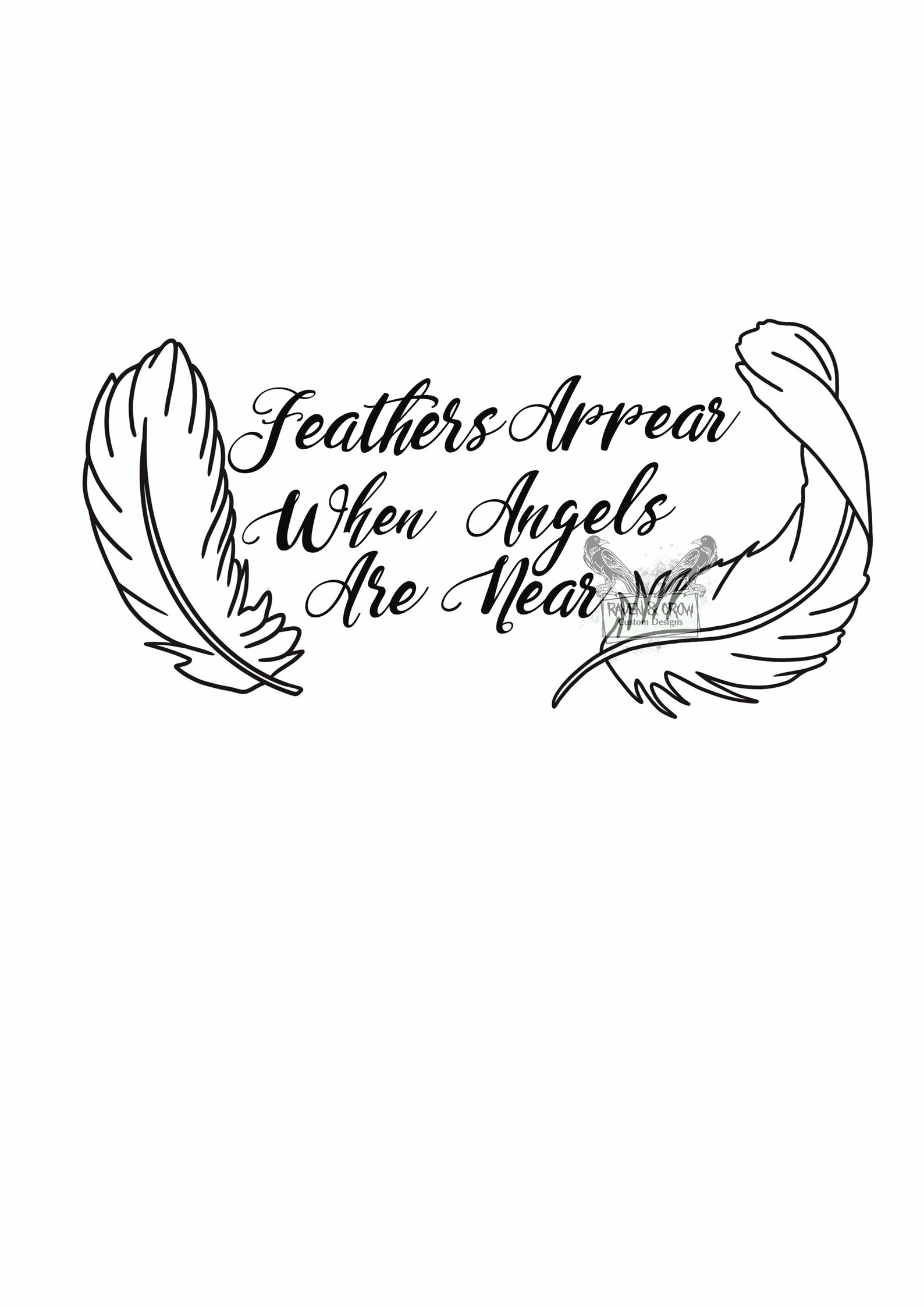 Feathers Appear- Memorial- in Loving Memory Of-instant Download- Svg ...