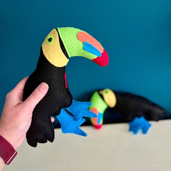 Toucan Plush - Etsy