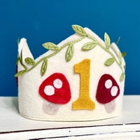 Toadstool or Mushroom Crown With Fairy - Etsy
