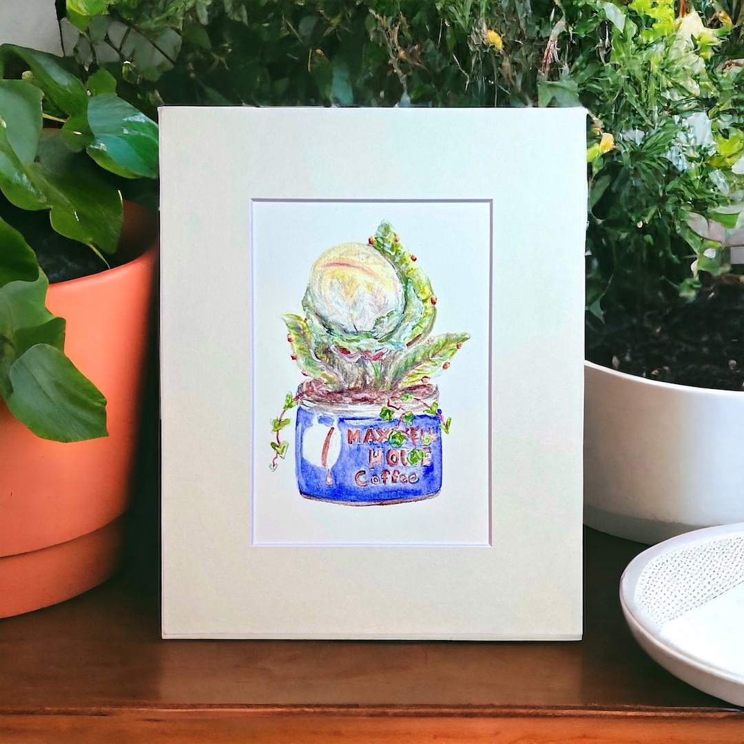 Audrey II Watercolor | Audrey Two Painting | Shop of Horrors | Original ...