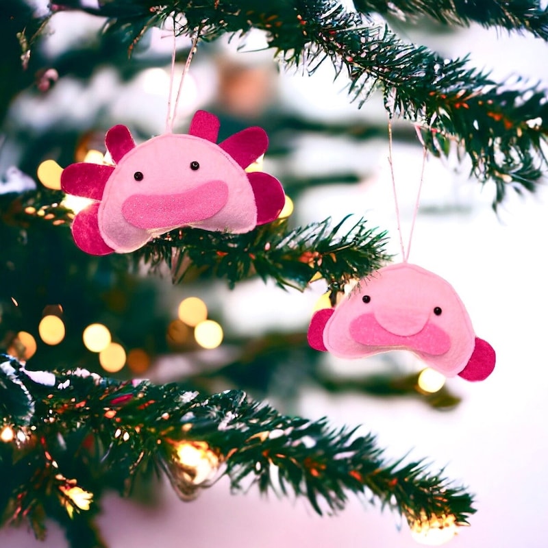 Axolotl Ornament - Etsy