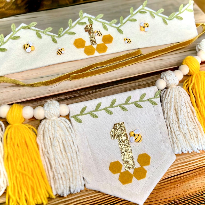 1st Birthday Crown Bee First Birthday First Bee Day Happy Bee Day ...