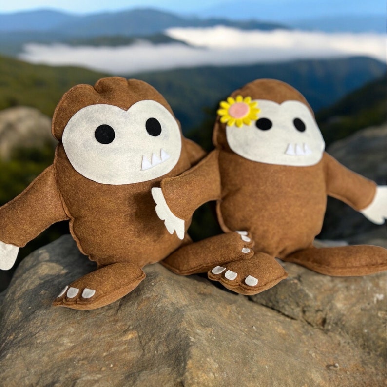 Bigfoot Stuffed Animal Sasquatch Toys Bigfoot Bestie Bigfoot Plushies ...