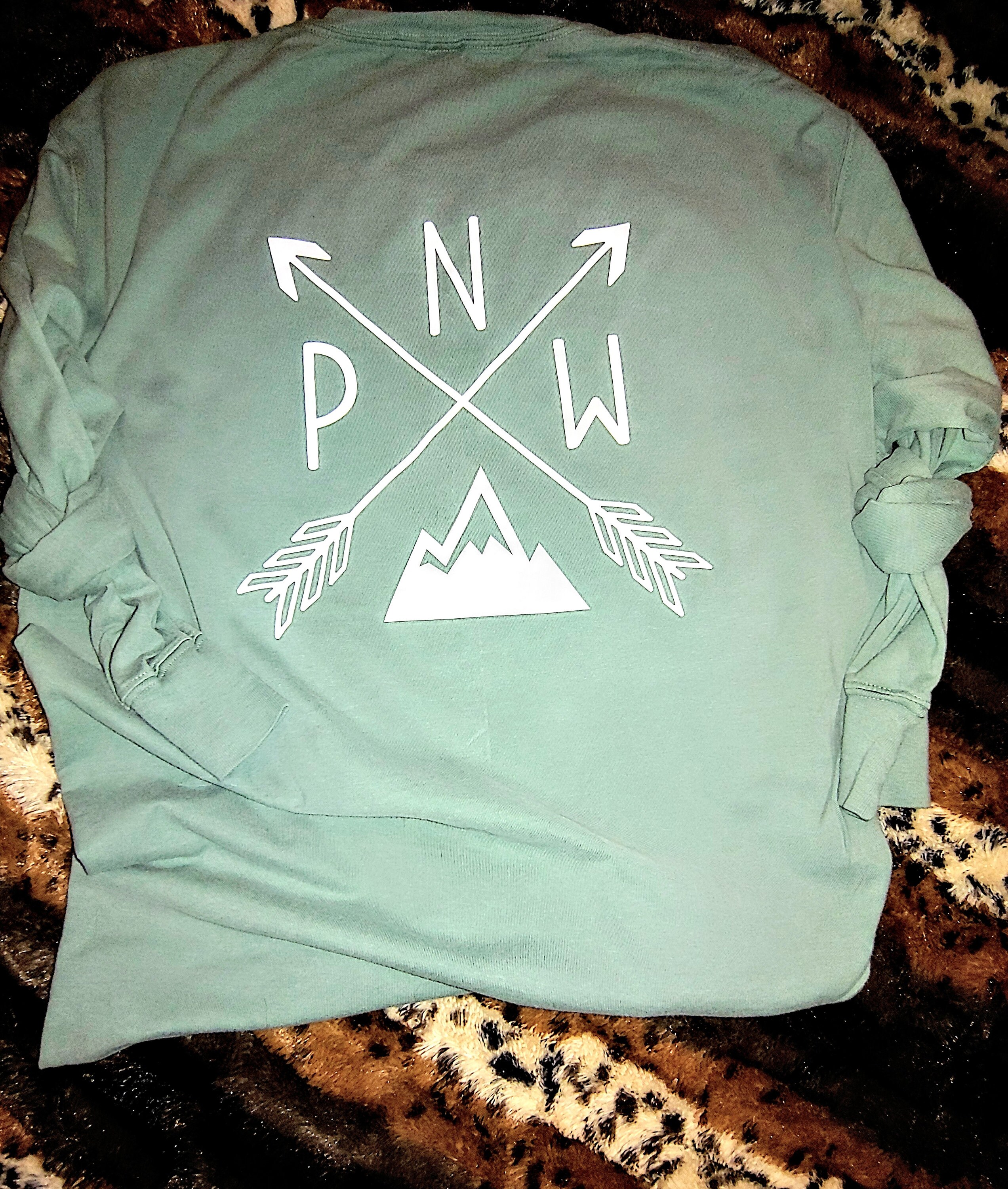 PNW Long Sleeve T-shirt - Etsy