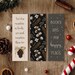 Set of 3 Printable Winter Bookmarks - 2x6 Inch Bookmarks, Book Lovers ...