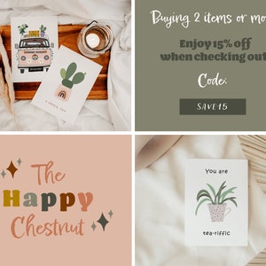 PRINTABLE Greeting Card With Volkswagen Van - Volkswagen Van Card ...