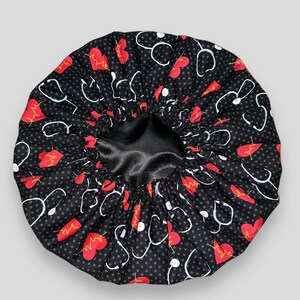 First Aid Satin Lined Bonnet/medical Cap - Etsy