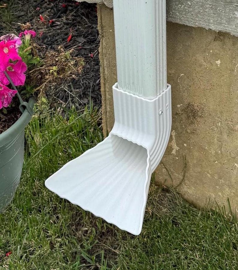 Downspout Diverter: 2”x3” White. 3d-printed Gutter Upgrade - Etsy