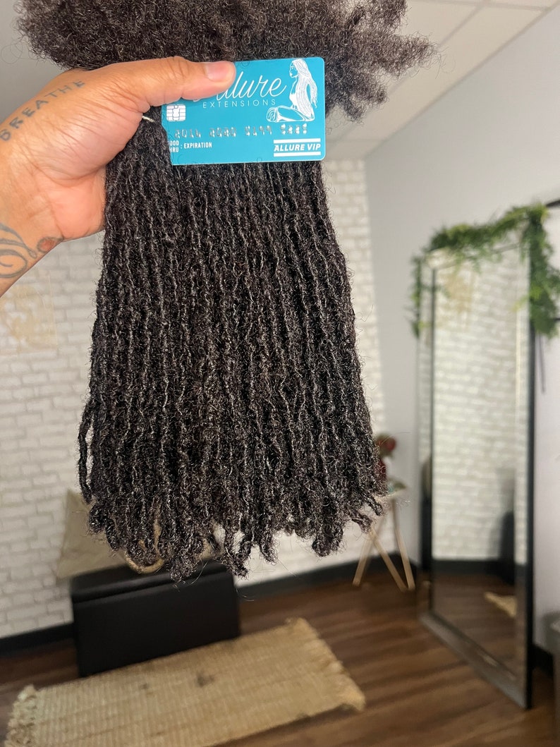 Pixie Micro Loc Extensions 100% Human Hair 50 Locs per Bundle - Etsy