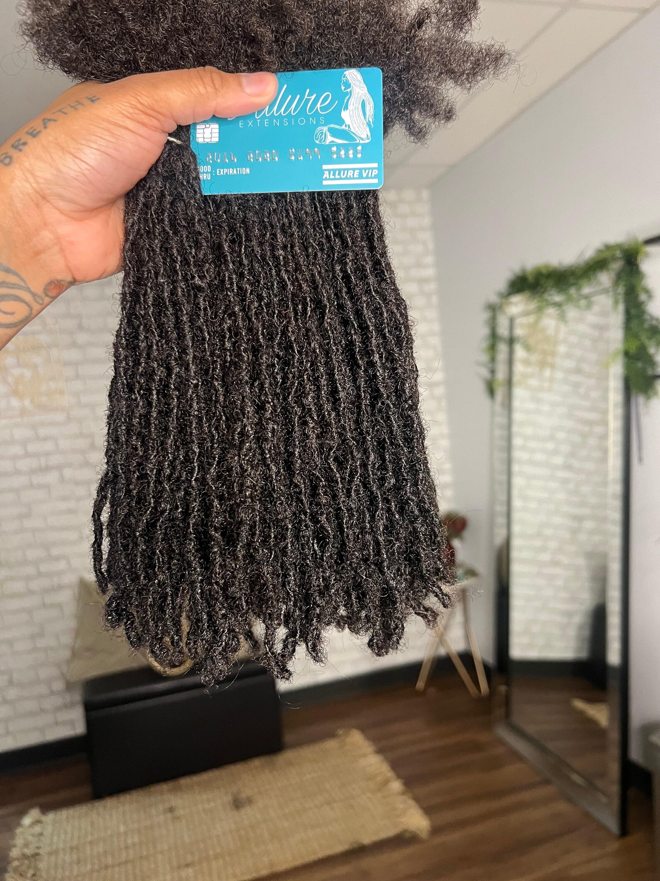 Pixie Micro Loc Extensions 100% Human Hair 50 Locs per Bundle - Etsy