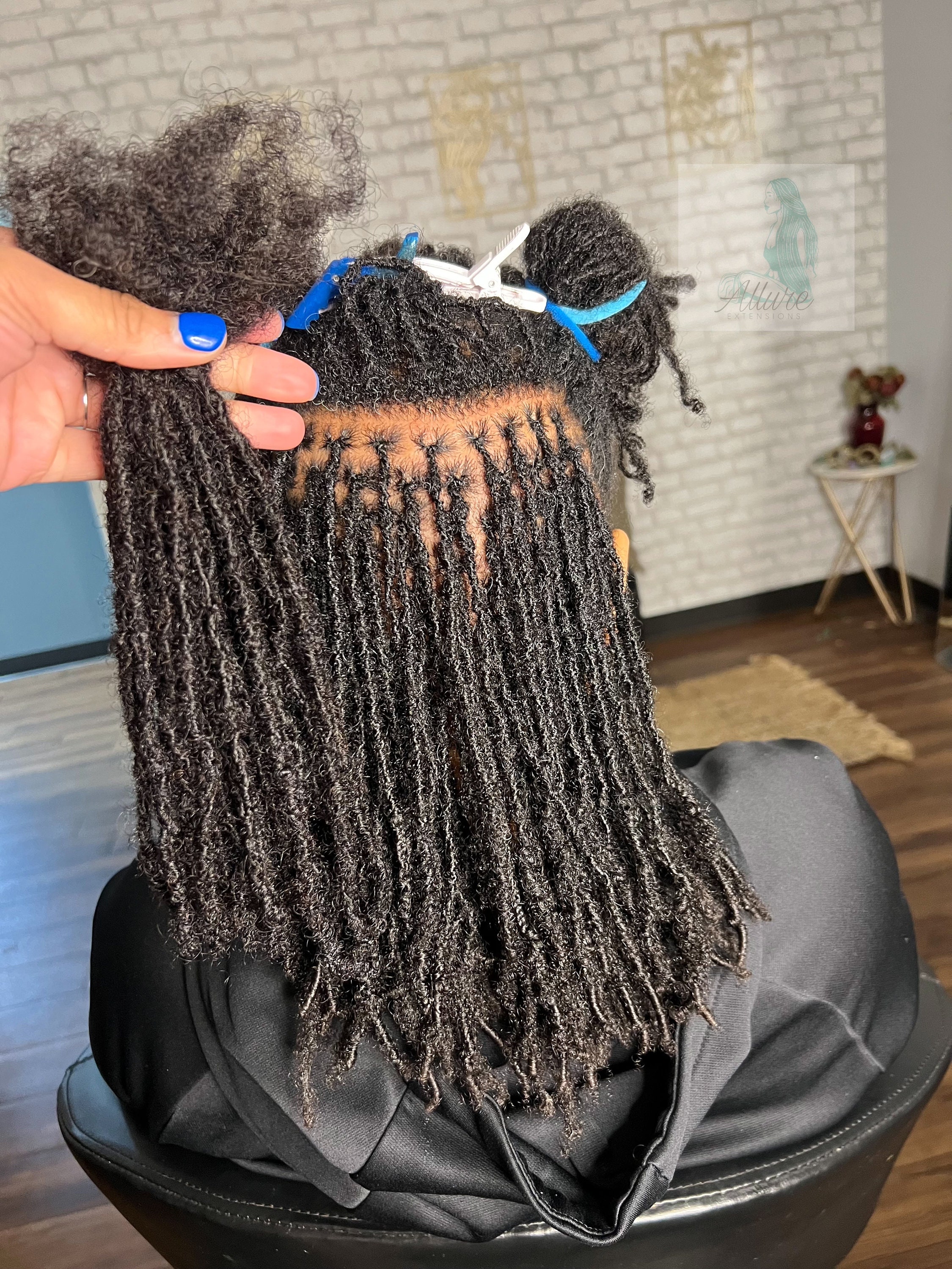 Pixie Micro Loc Extensions 100% Human Hair 50 Locs per Bundle - Etsy