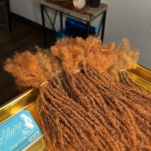 Pixie Micro Loc Extensions 100% Human Hair 50 Locs per Bundle - Etsy
