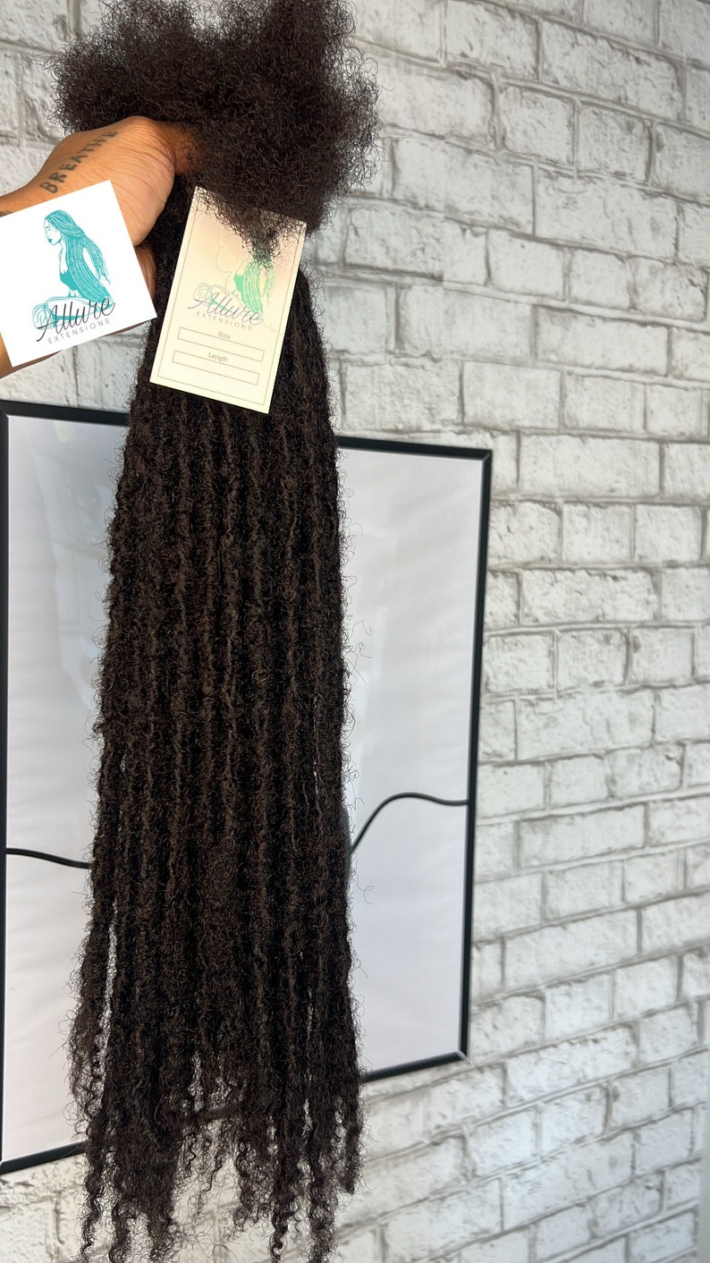Pixie Interlocs 100% HUMAN HAIR HANDCRAFTED 50 Locs per Bundle - Etsy