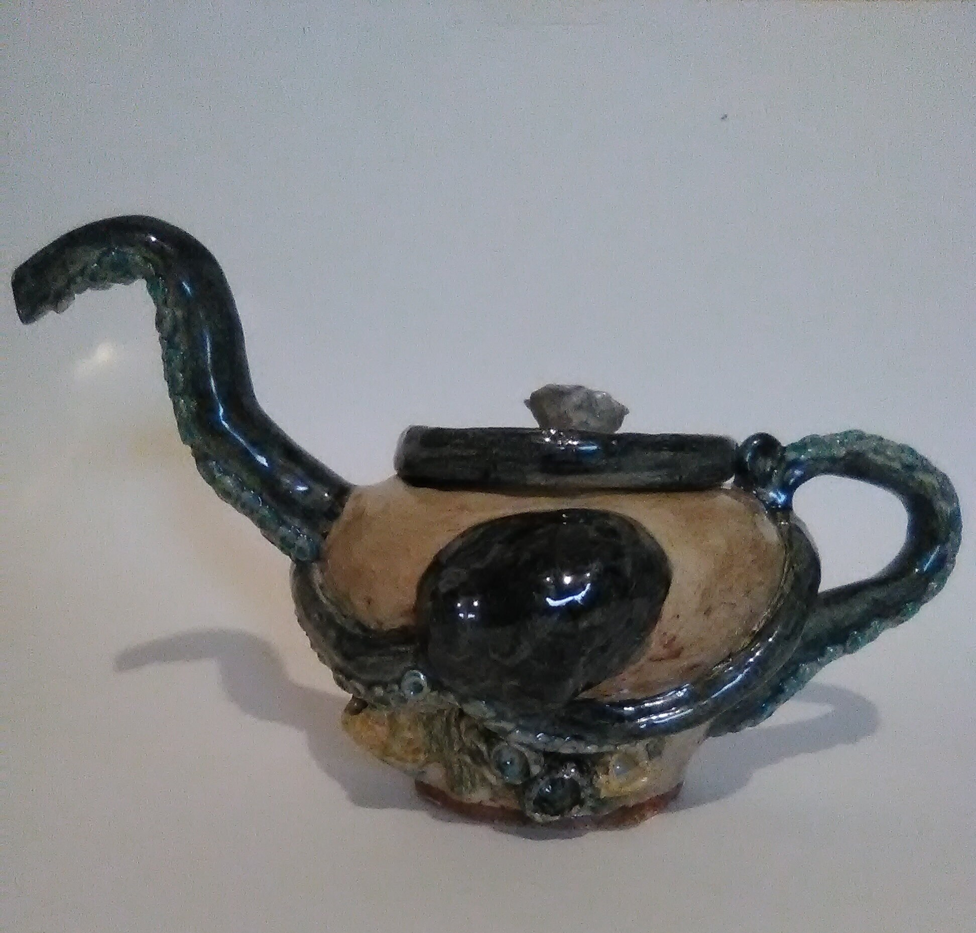Home & Living Teapots Handbuilt Nautical Teapot No Wheel Used etna.com.pe