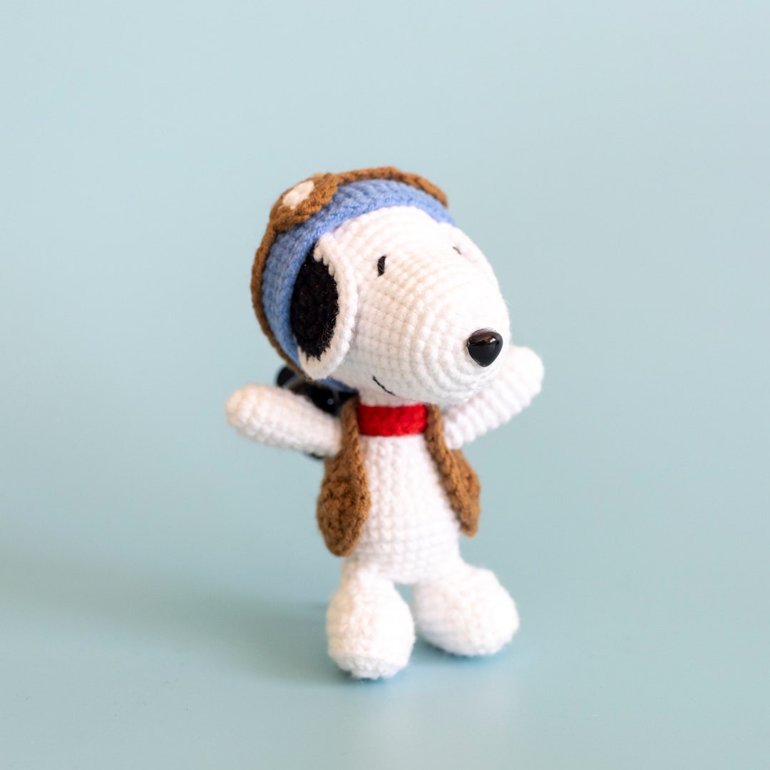 Crochet Snoopy Keychain, Handmade Snoopy Car Hanging, Handmade Snoopy ...