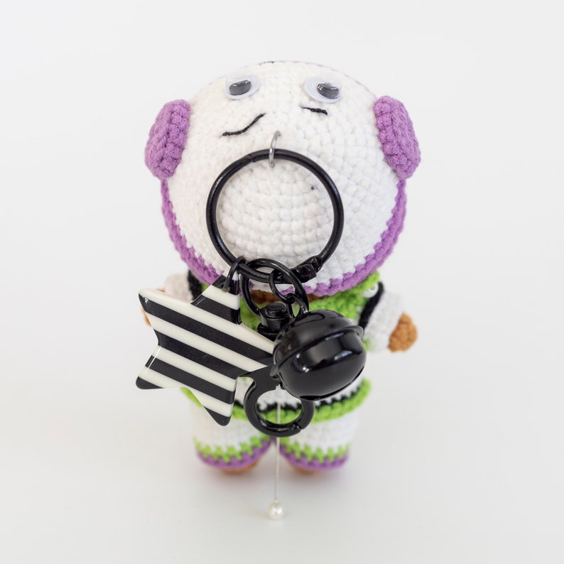 Crochet Chipmunk Keychain, Handmade Chipmunk Car Hanging, Handmade ...