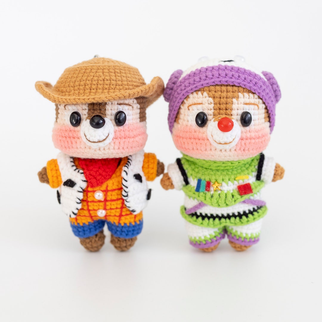 Crochet Chipmunk Keychain, Handmade Chipmunk Car Hanging, Handmade ...