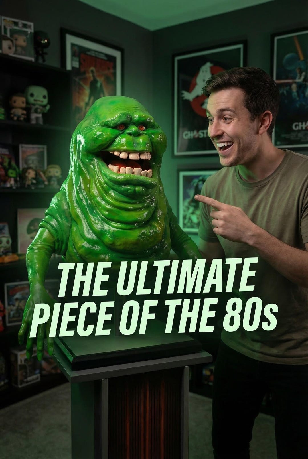 Realistic Ghostbusters Slimer Prop: 80s Movie Decor - Etsy