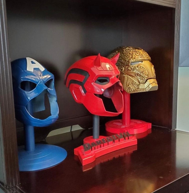 Captain America Display Cowl Etsy